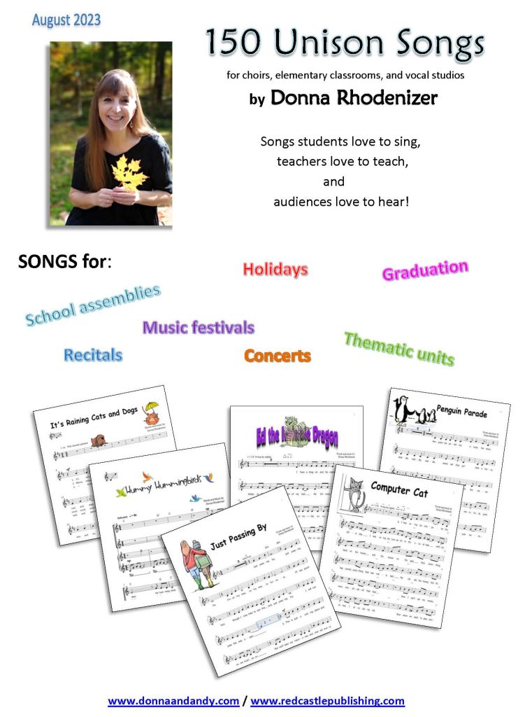 150 Unison Songs - Elementary Schools / Voice Studios - resource