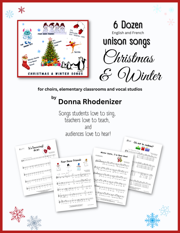 72 Christmas & Winter Songs - by Donna Rhodenizer