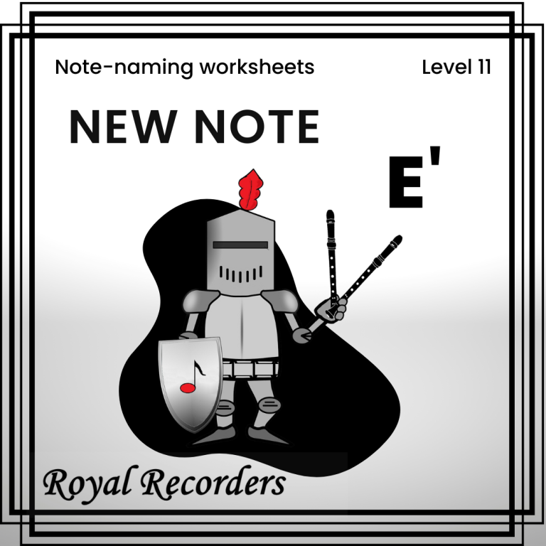 Note-naming Worksheets – Printable – FREE! - Royal Recorders