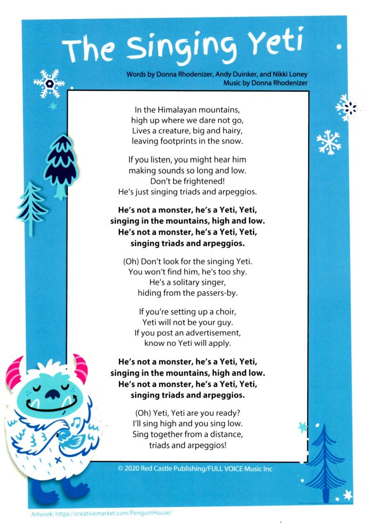 Christmas Concert – Songs for “Bigs” (grade 4-6) by Donna Rhodenizer