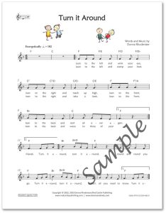 Turn it Around - Marching Song - composed by Donna Rhodenizer