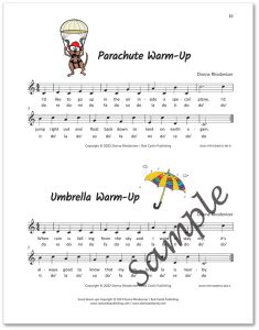 Vocal Warm-ups for Choir, Elementary Schools and Vocal Studios